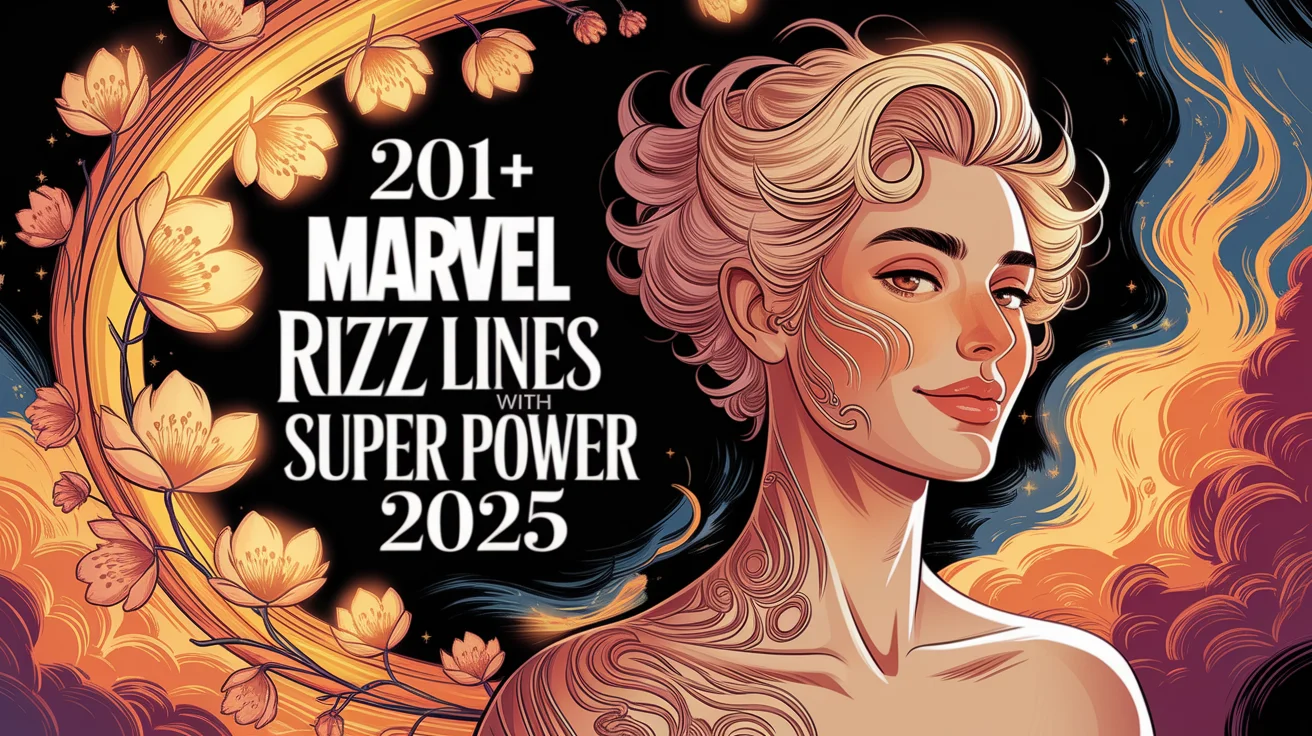 201+ 🔥 Marvel Rizz Lines With Super Power 2025